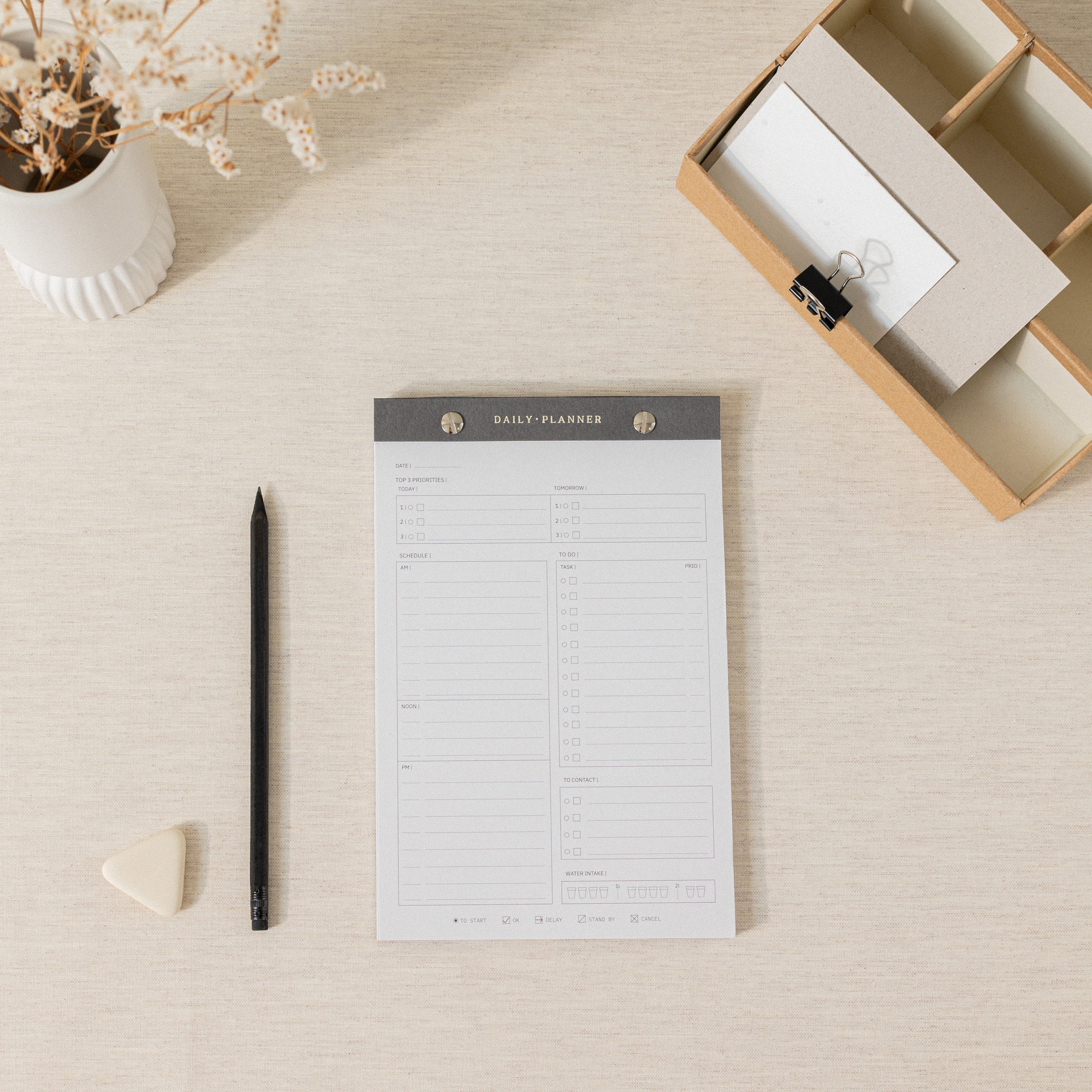 Daily Planner | MELPOM | Sustainable and designer stationery – Pepa Paper