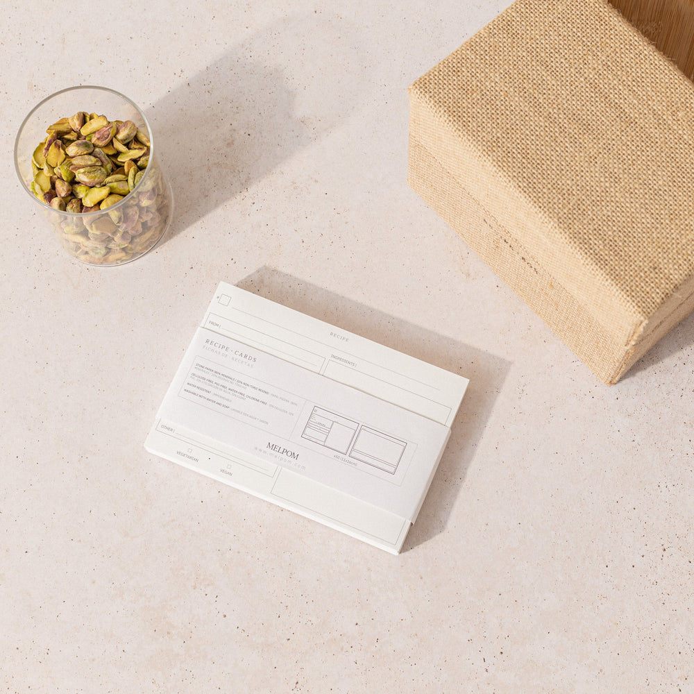 Pack 50 · Fichas de recetas | MELPOM | Papelería sostenible y de diseño ...